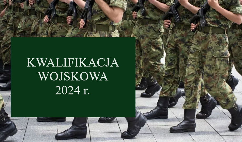 Kwalifikacja wojskowa 2024 - Gmina Ostaszewo